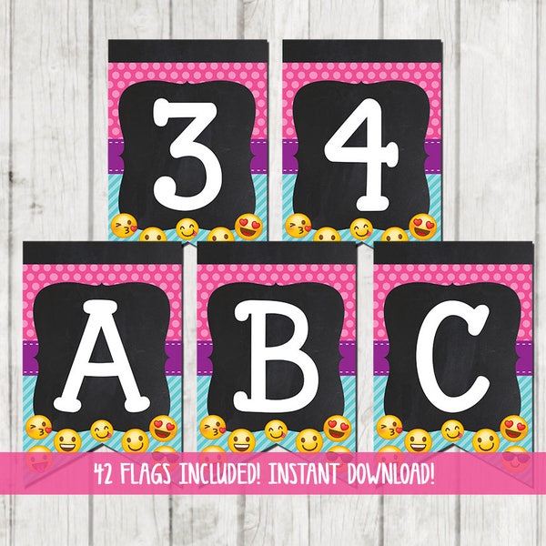 Chalkboard Bunting - Etsy