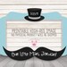PRINTABLE Mustache Photo Booth Frame, Little Man Photobooth Prop, Boy ...
