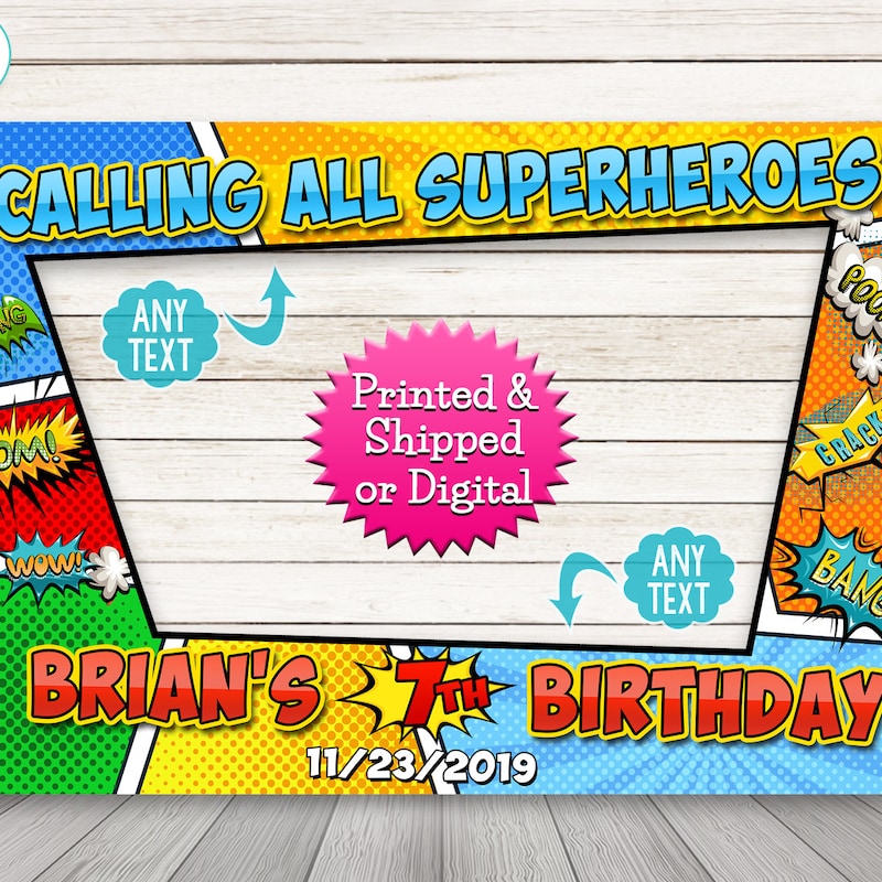 Superhero Photo Prop - Etsy