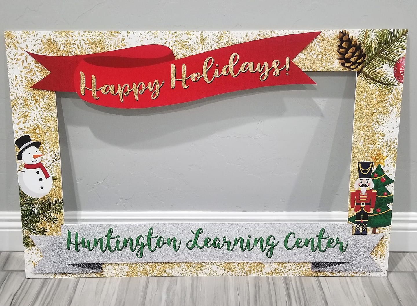 Christmas Photo Booth Frame - Holiday Party Photo Booth Prop - Company ...