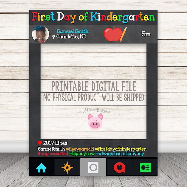 Preschool Photo Booth Frame - Etsy