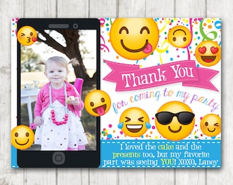 Printable Emoji Thank You Cards Emoji Chalkboard Thank You Card ...