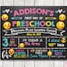 Printable Emoji First Day of School Sign First Day of Preschool ...