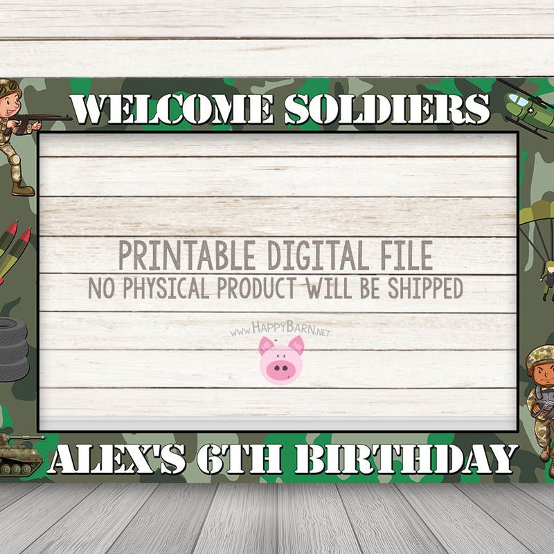 Soldier Booth - Etsy