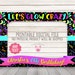 PRINTABLE Neon Photo Booth Frame Neon Glow Photobooth Frame | Etsy