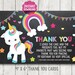 Printable Emoji Thank You Cards With Photo, Horizontal Emoji Thank You ...