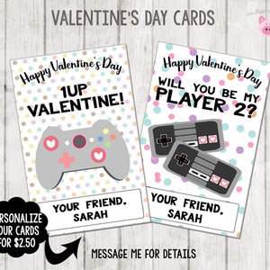 Printable Video Game Valentine's Cards, Video Game Valentines Cards ...