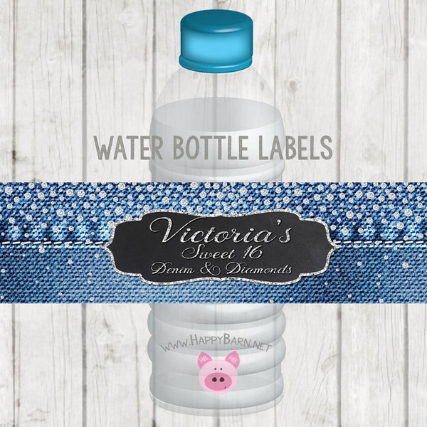 Denim and Diamonds Party Favors - Etsy