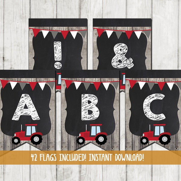 Tractor Banner - Etsy