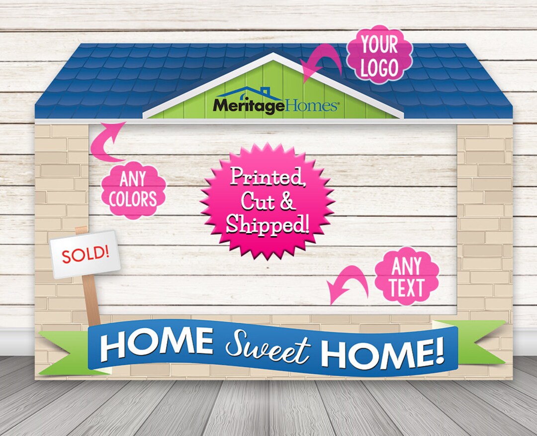 New House Photo Booth Frame, Sold House Photobooth Frame, Real Estate ...