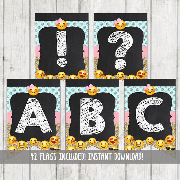 Chalkboard Bunting - Etsy