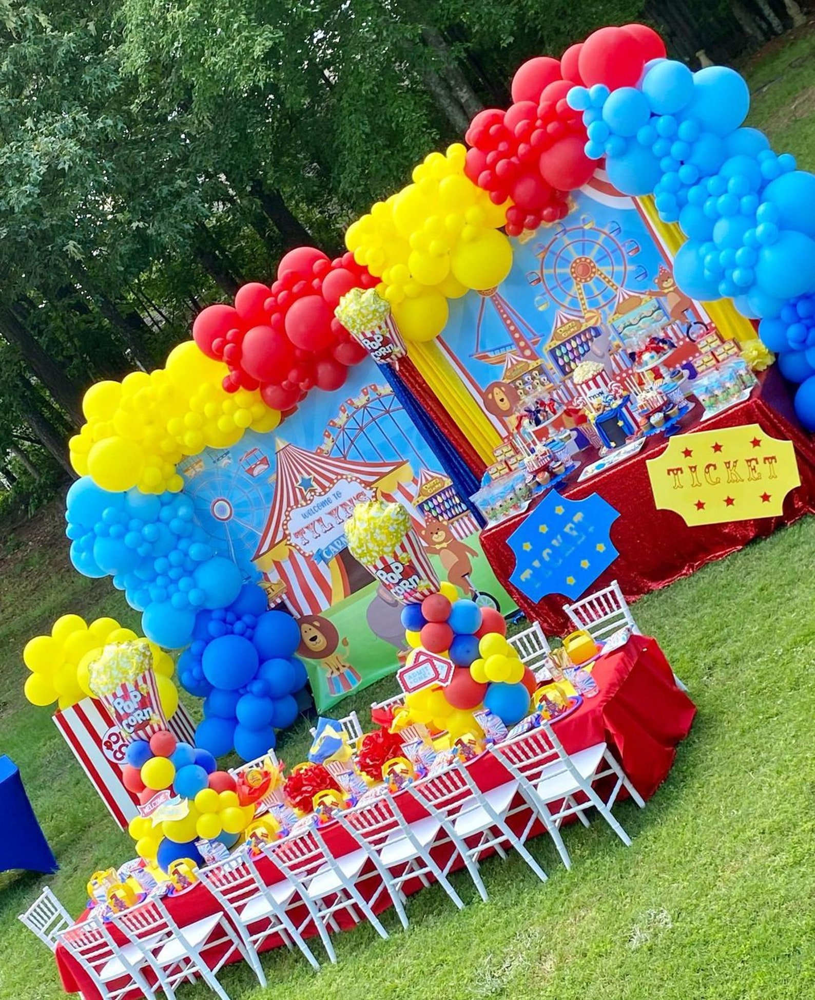 Circus Backdrop, Circus Photo Booth Backdrop, Circus Photo Backdrop ...