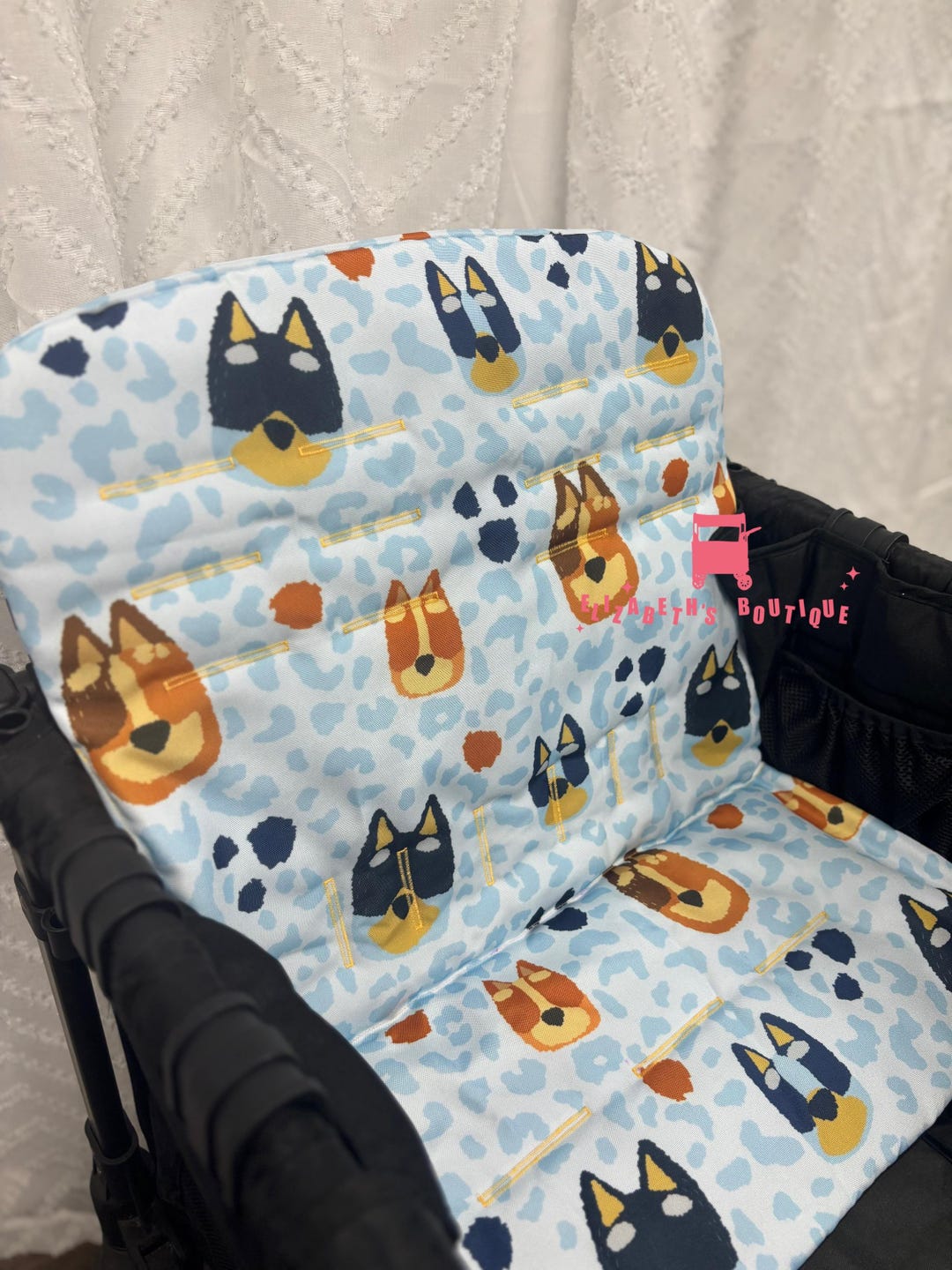 Made to Order-leopard Blue Heeler Canopy, Seat Covers, for Your ...