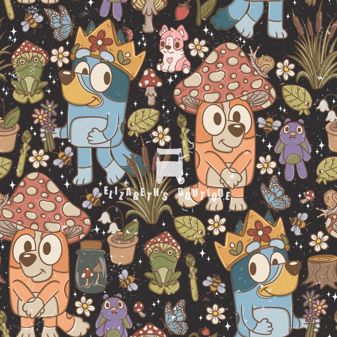 Made to Order Blue Heeler Mushroom Canopy, Seat Covers, for Your ...