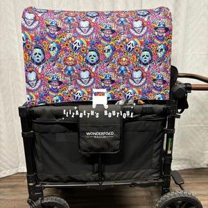 Made to Order- Horror Friends Halloween Wagon Canopy, Seat Covers for ...