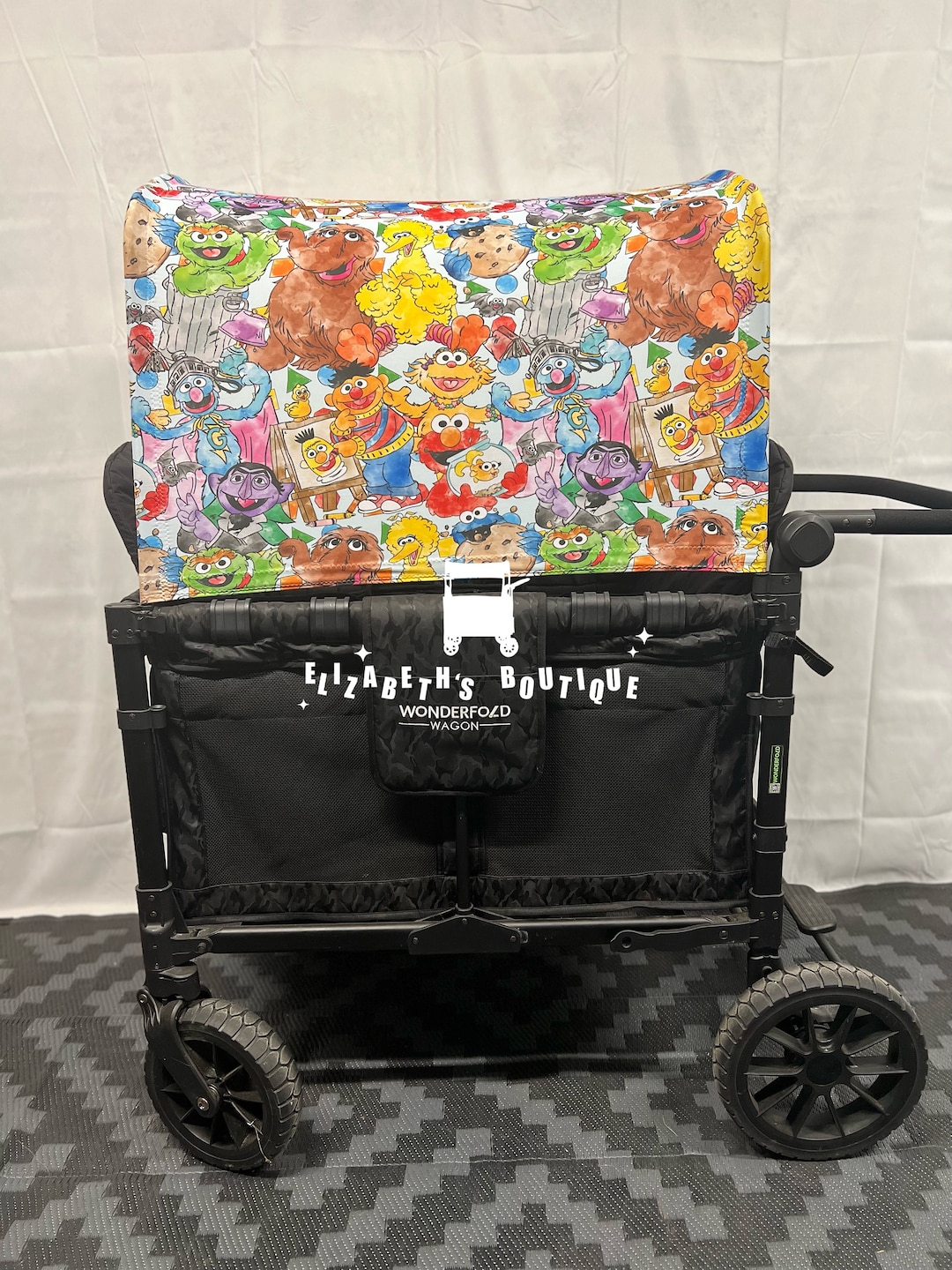 Made to Order- Elmo and Friends Canopy, Seat Covers, for Your ...