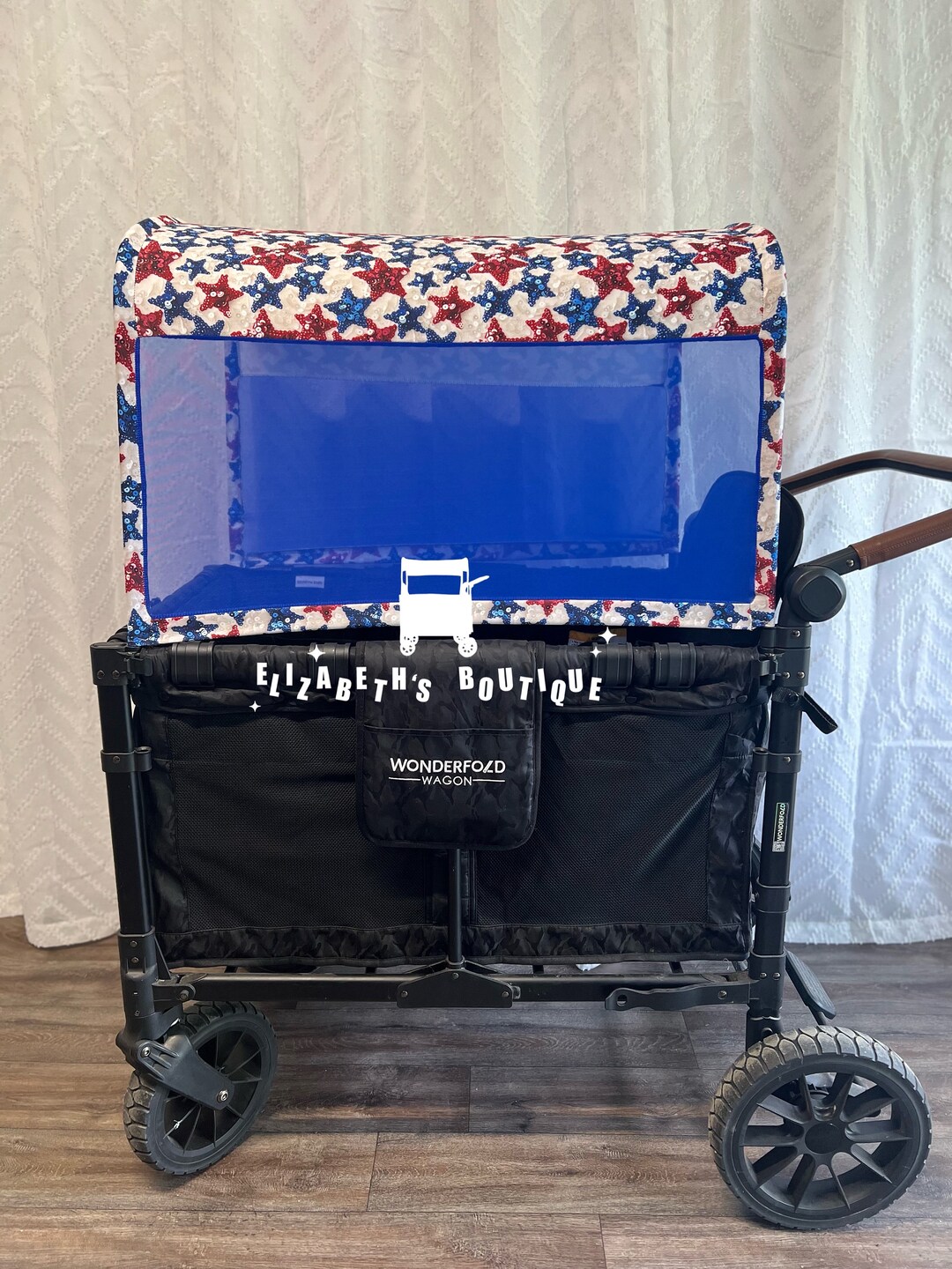 Made to Order Fourth of July Mesh Canopy, for Your Wonderfold Wagon ...