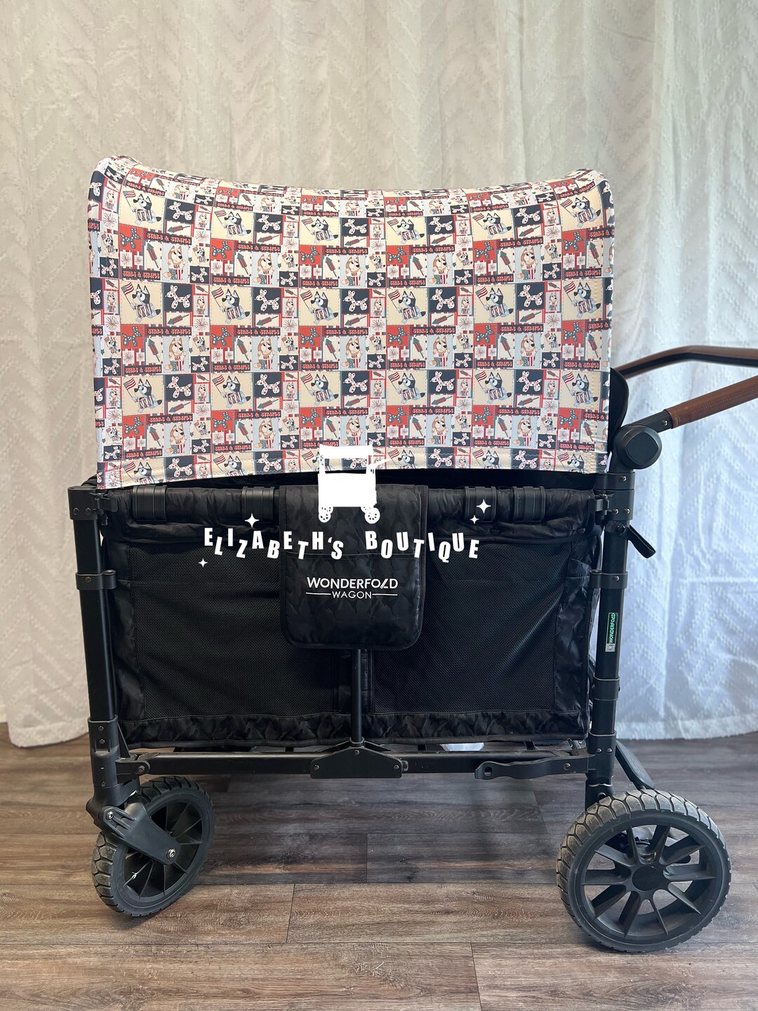 Made to Order- Fourth of July Blue Heeler Canopy, Seat Covers, for Your ...