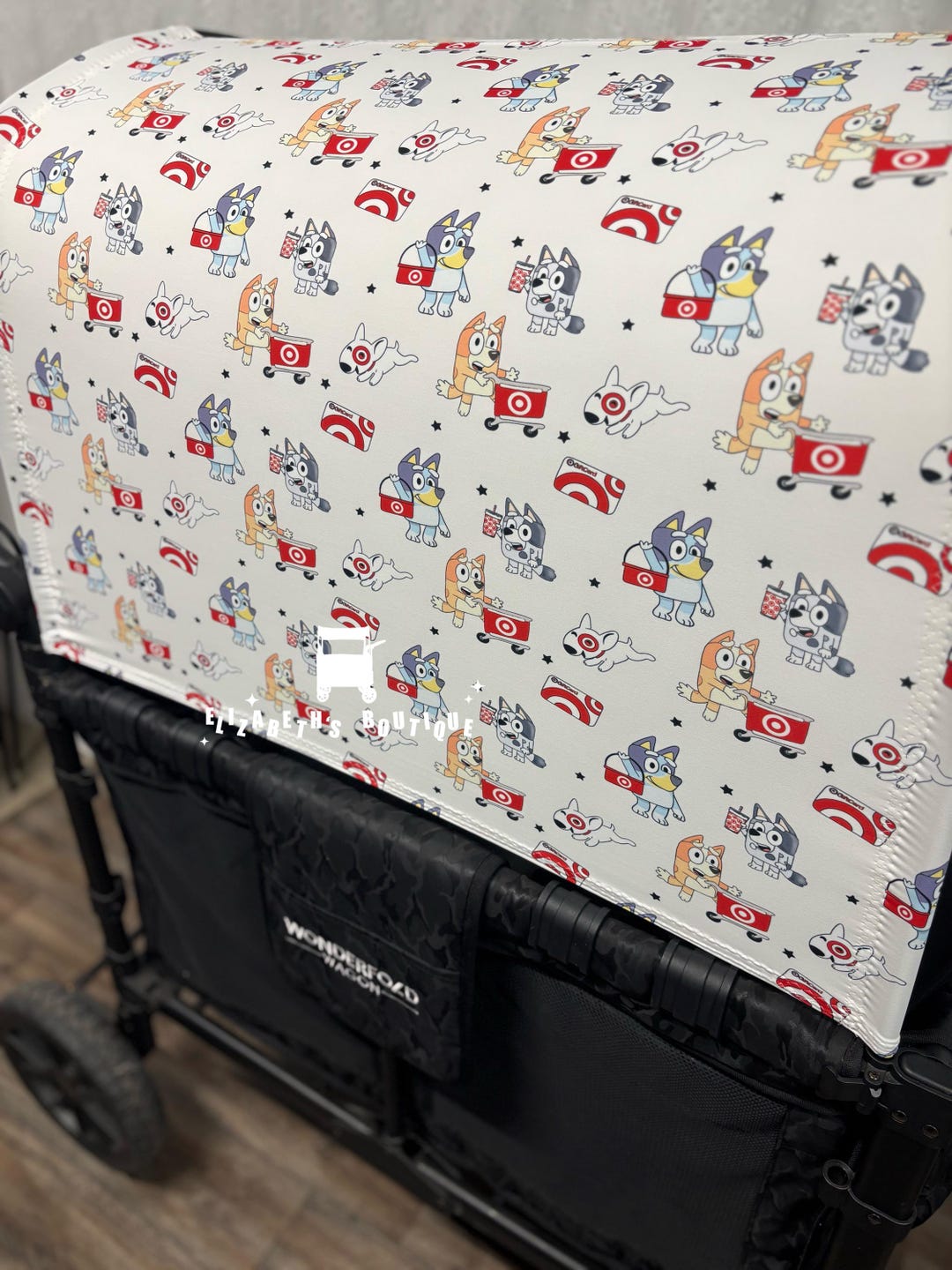 Made to Order- Blue Heeler Target Canopy, Seat Covers, for Your ...