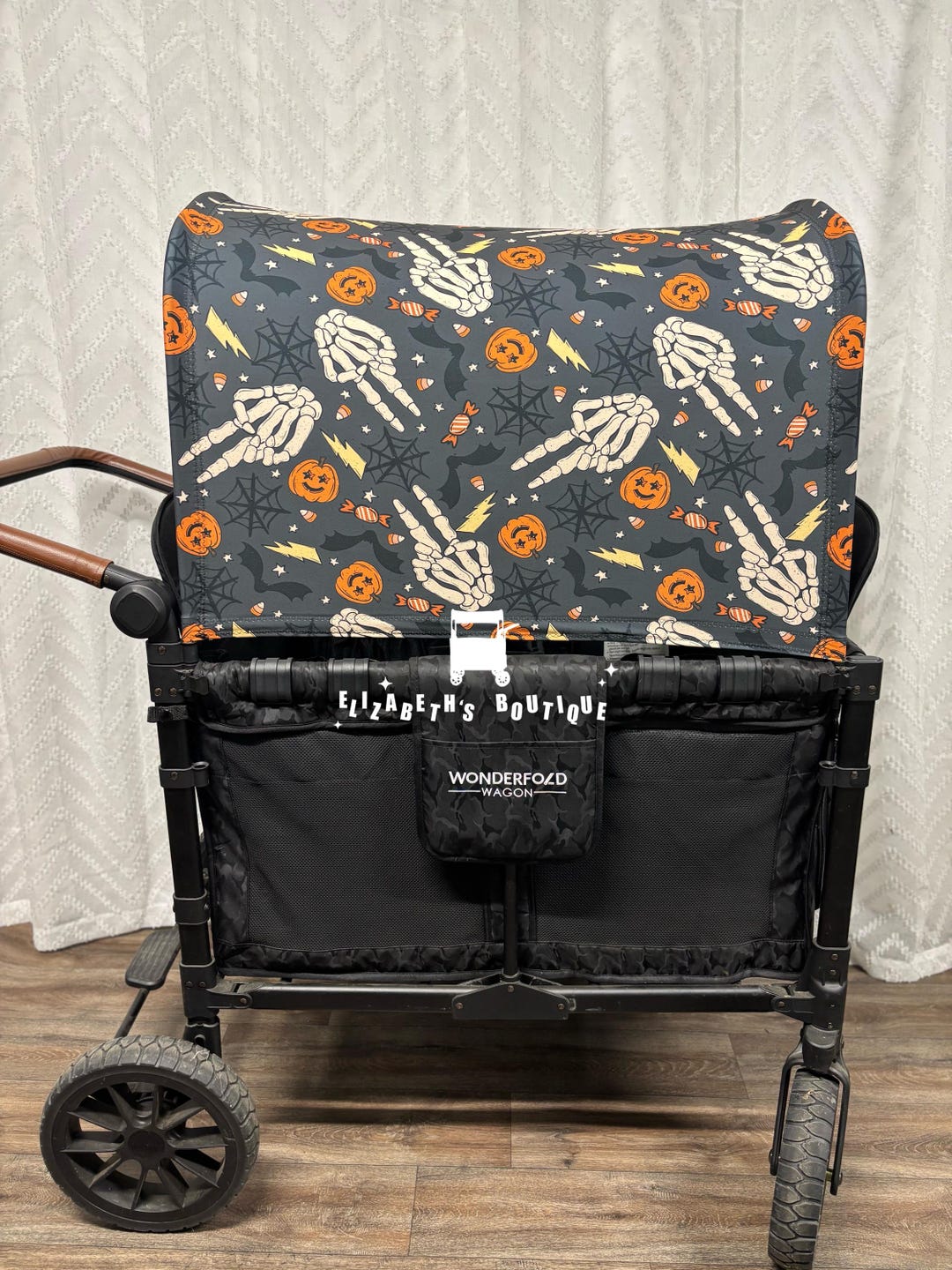 Made to Order- Skeleton Halloween Wagon Canopy, Seat Covers for Your ...