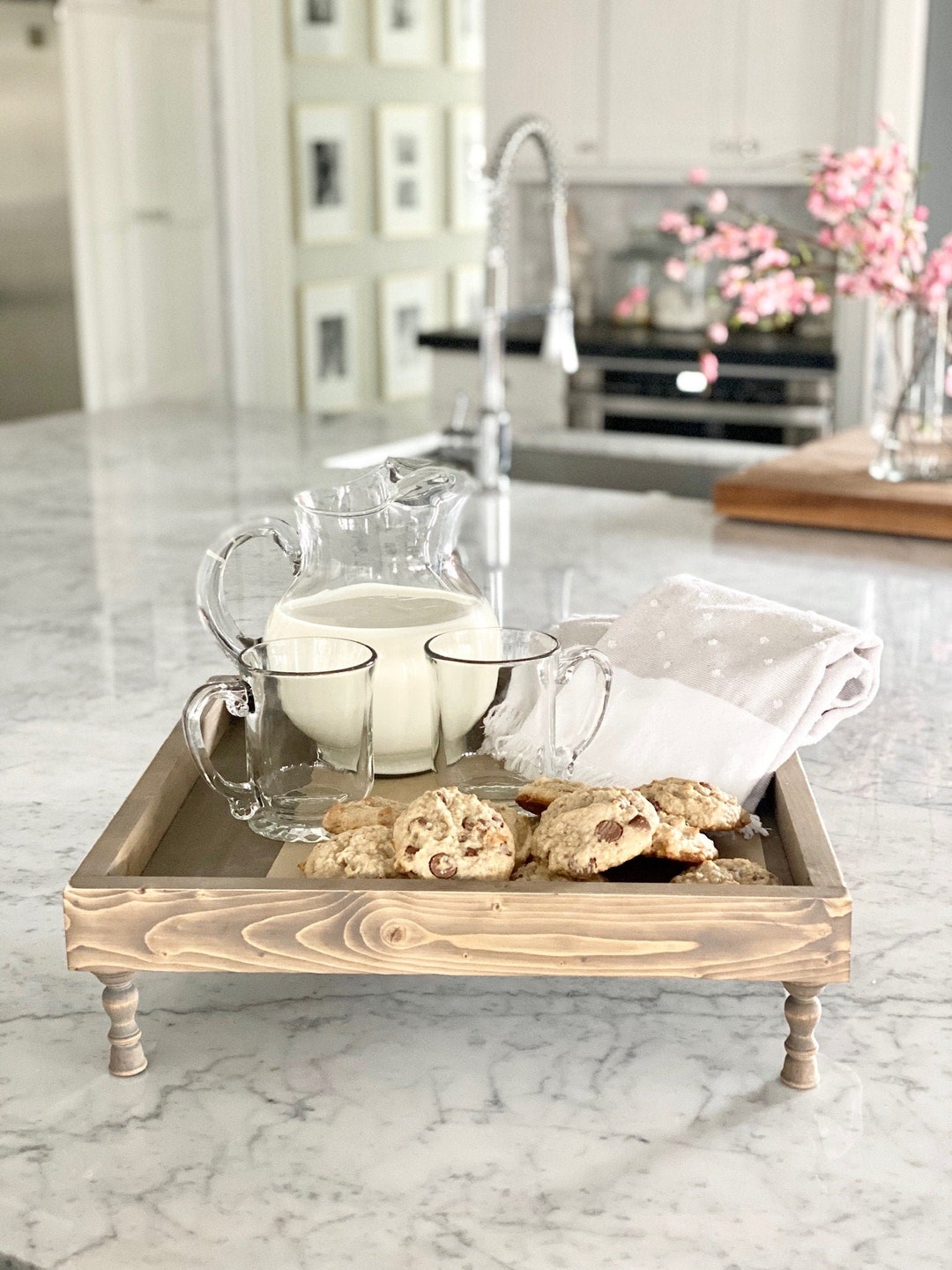 Large Square Decorative Tray - Etsy