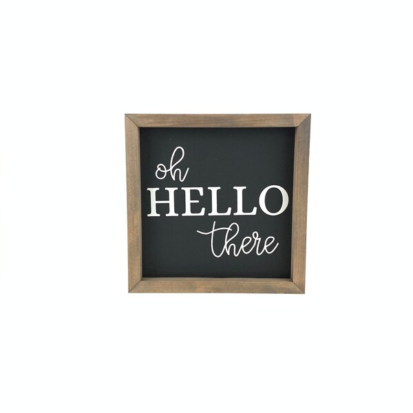Oh Hello Sign - Etsy