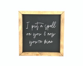 Hocus Pocus Chalkboard Printable I Put a Spell on You Halloween Hocu ...