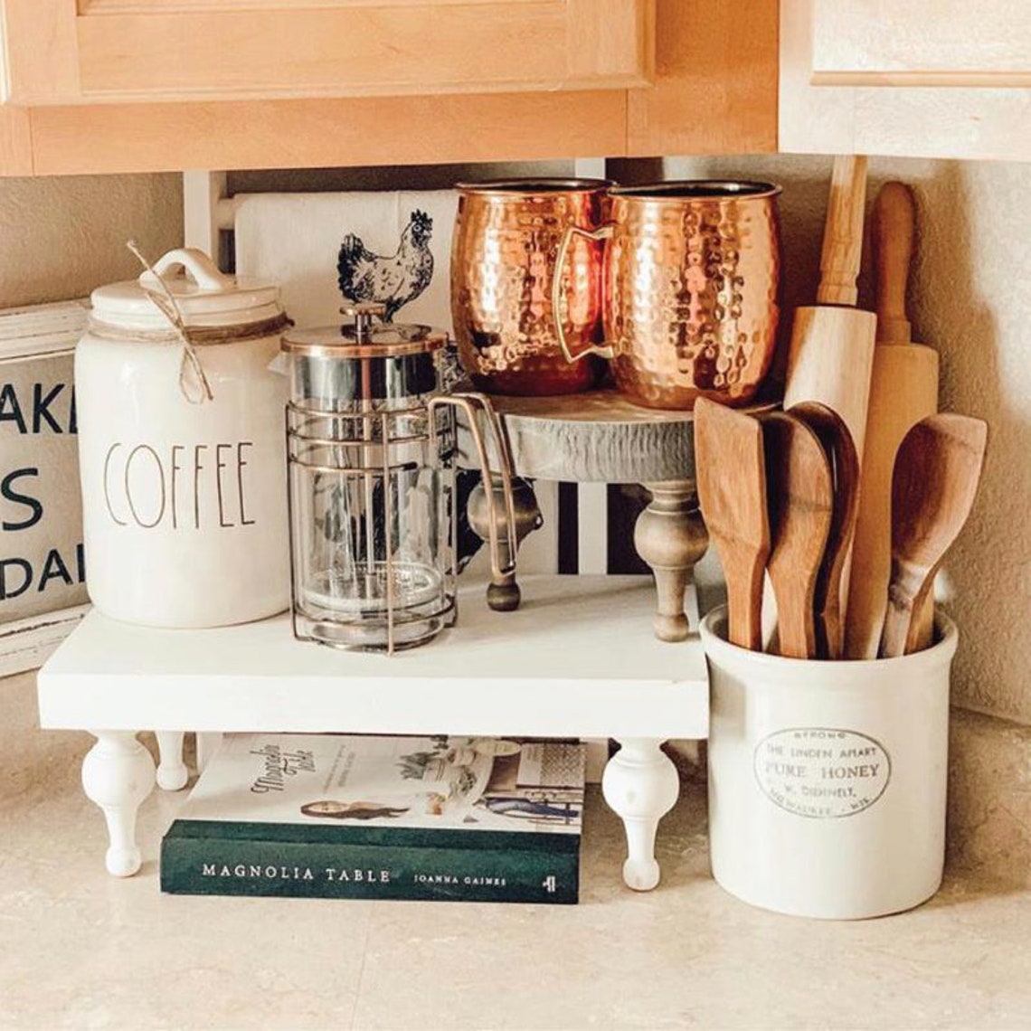 Round Decorative Finial Stand | Etsy