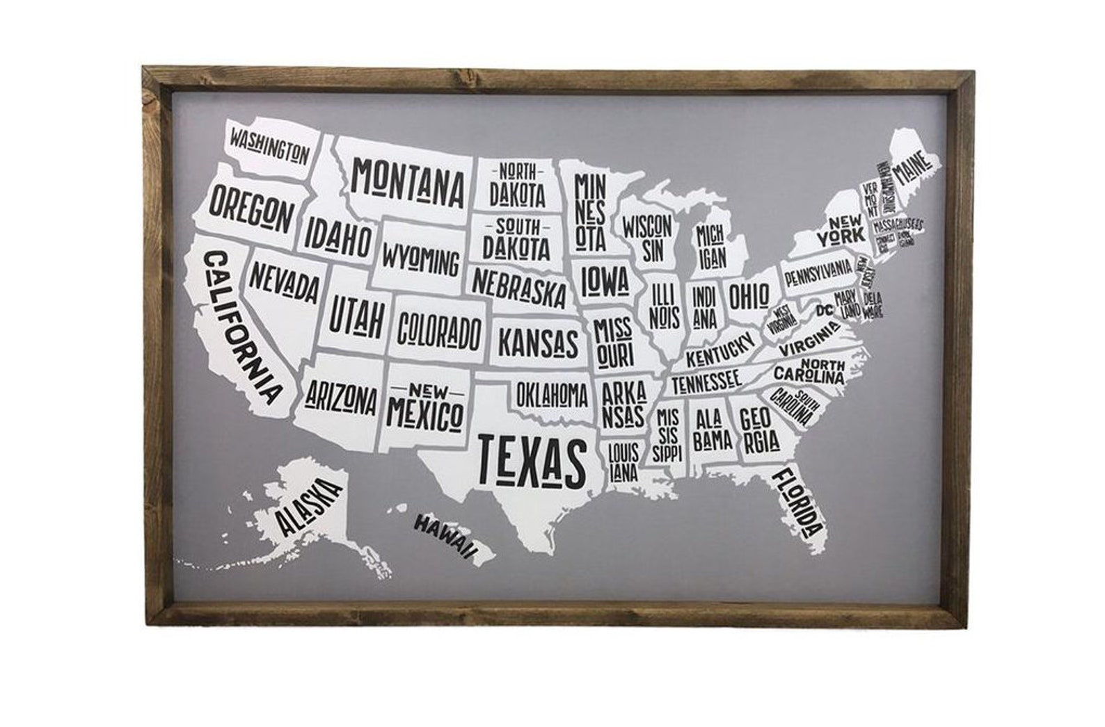 States Pinboard | Etsy