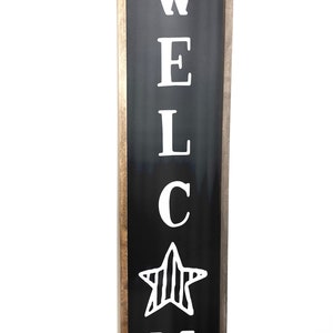 Welcome Star Porch Board - Etsy