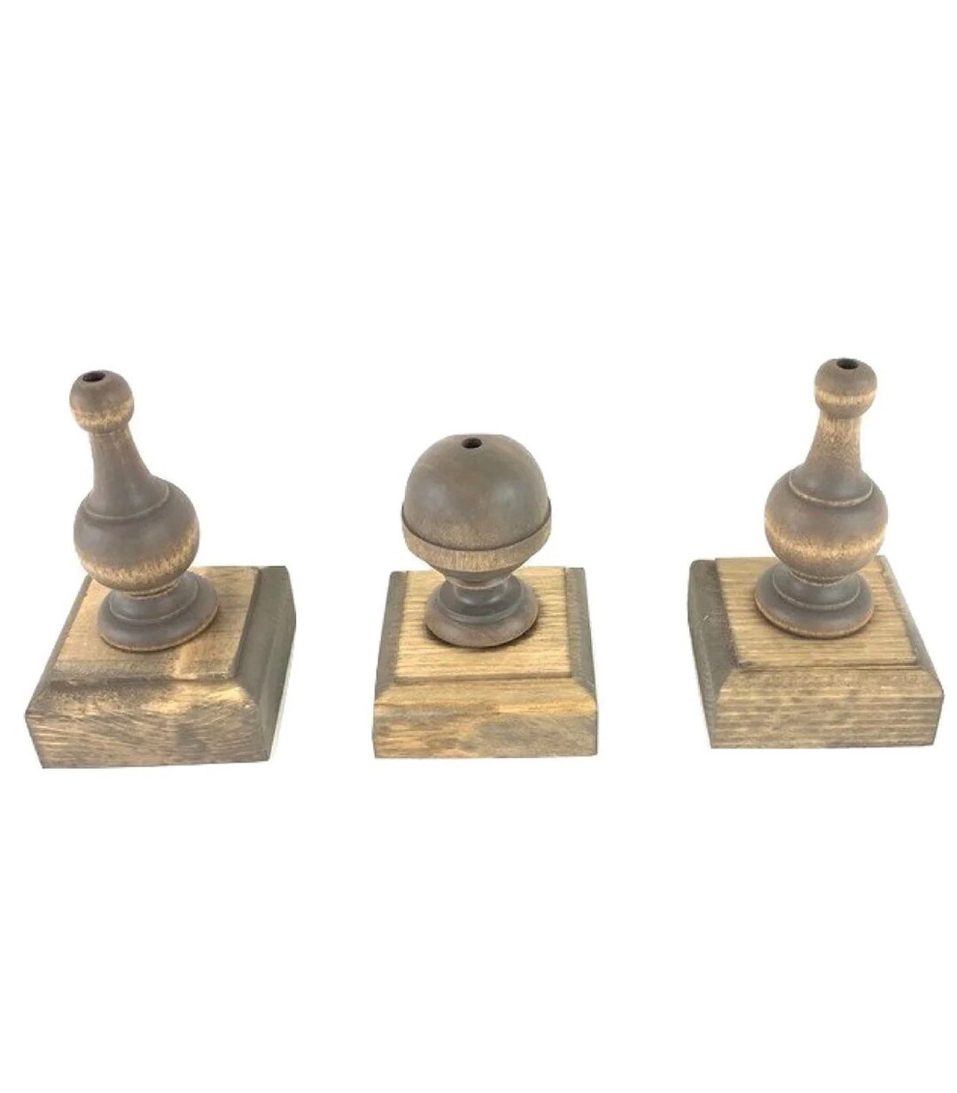 Finial Flag Stands Set of Three - Etsy