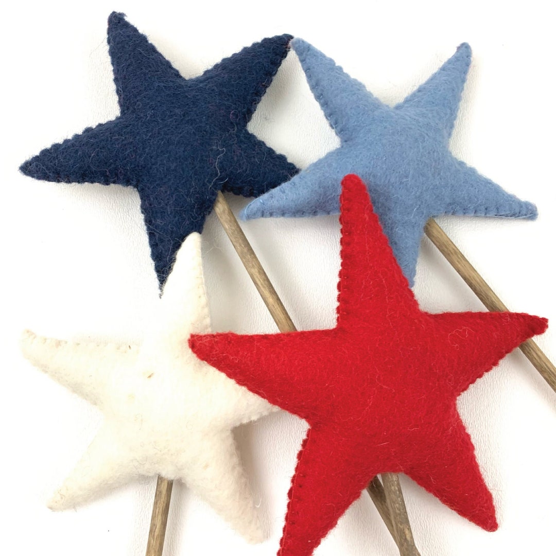 Felt Star Stick Decor - Etsy