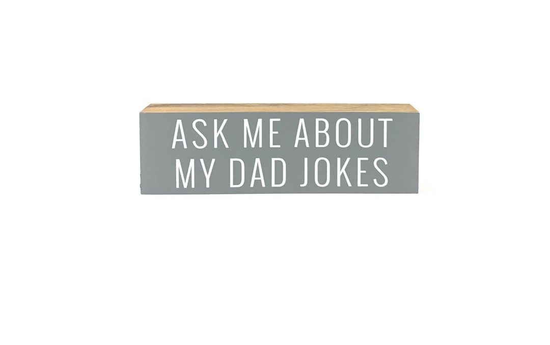Dad Jokes Shelf Block - Etsy