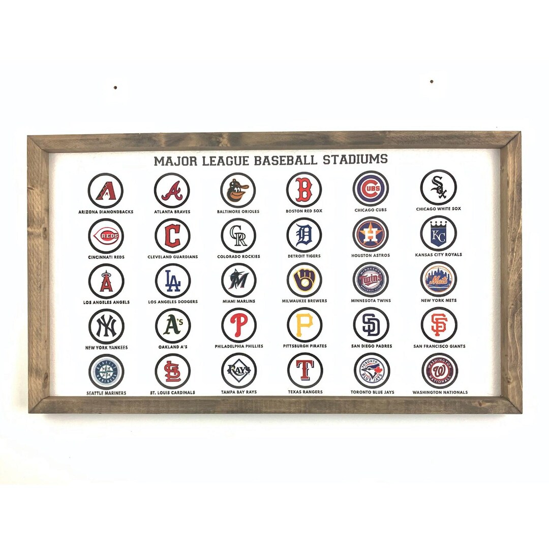 MLB Icon Pinboards Wall Art - Etsy