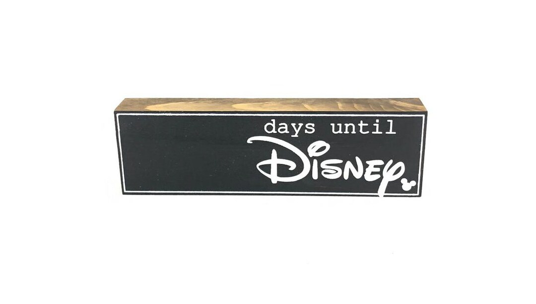 Days Until Disney Script Countdown - Etsy