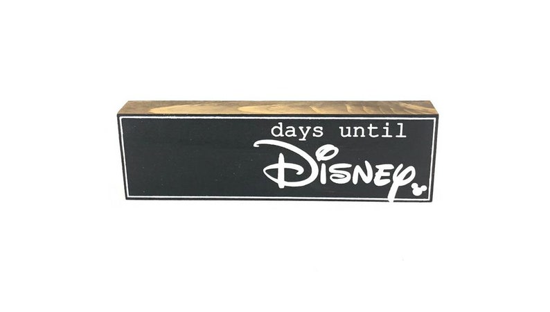Days Until Disney Script Countdown - Etsy