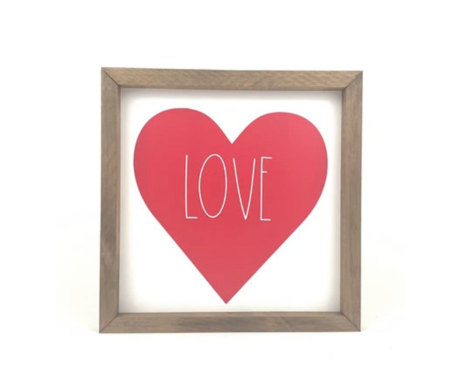 Love Heart Framed Saying - Etsy