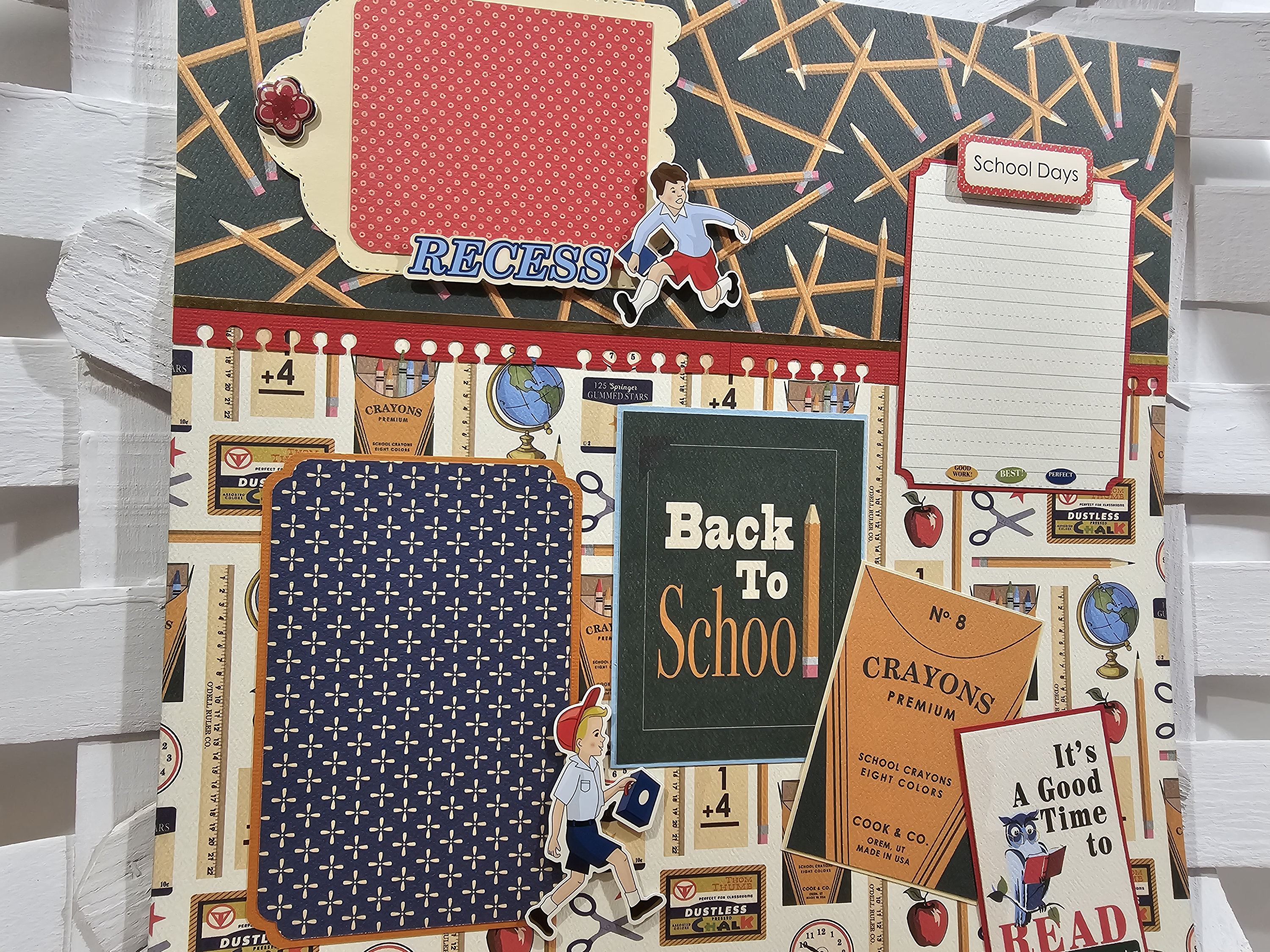 Back to School Scrapbook Pages for Your Student School Photos - Etsy