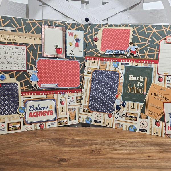 School Scrapbook - Etsy