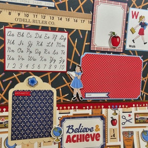 Back to School Scrapbook Pages for Your Student, School Photos for Kid ...