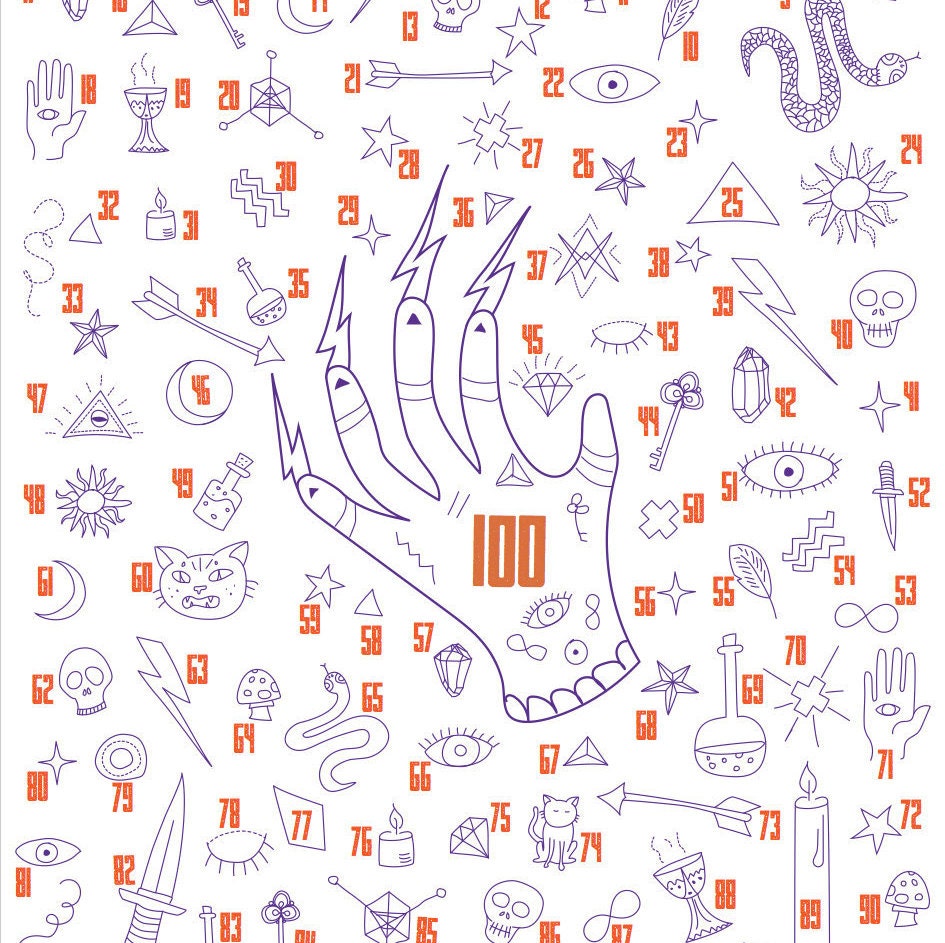 100 Things Charts - Etsy