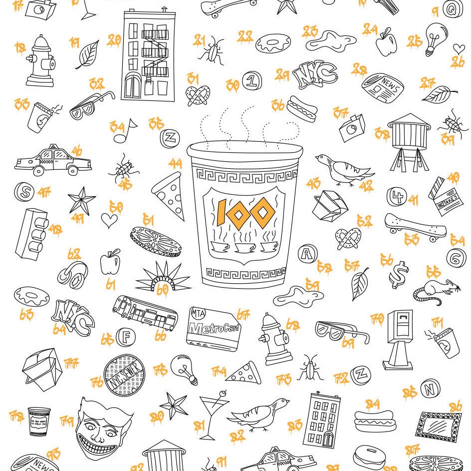 100 Things Charts - Etsy