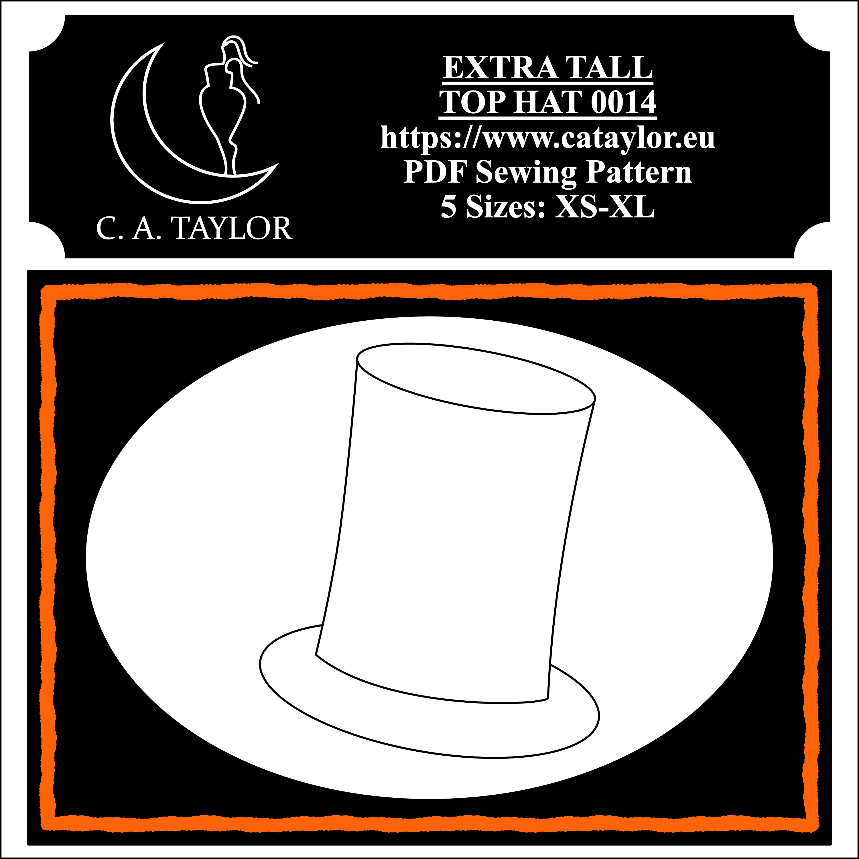 Abraham Lincoln Top Hat Coloring Page