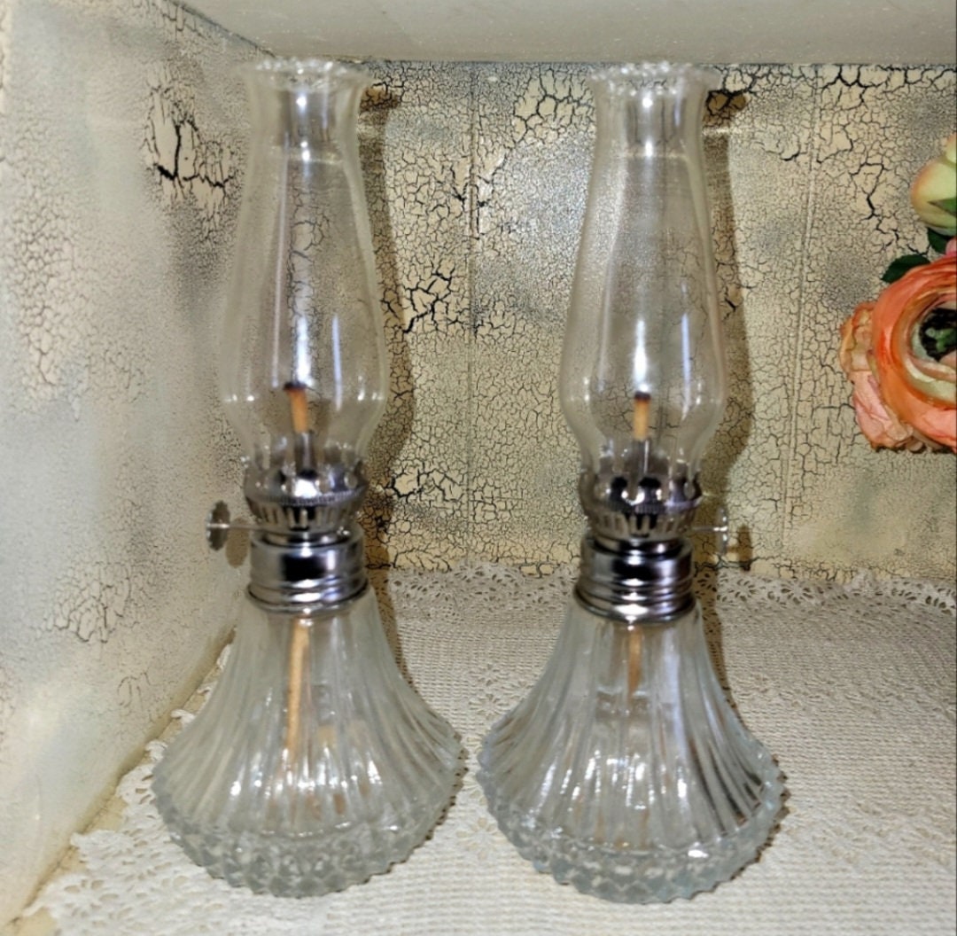 Vintage Lamp Light Farms Mini Oil Lamps Austria - Etsy