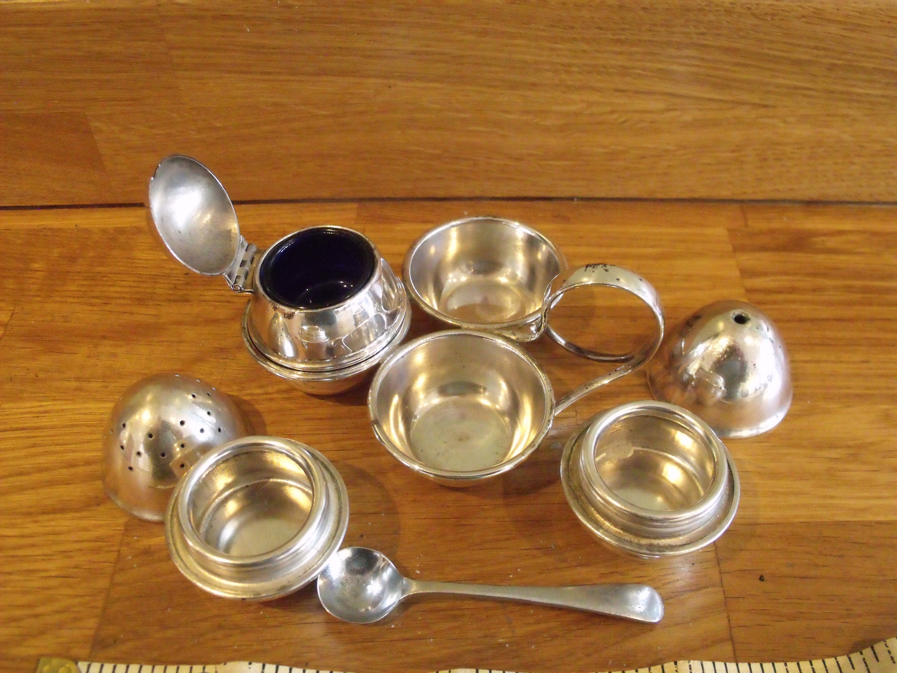 Angora Silver Plate EPNS Cruet Set Made in England - Etsy UK