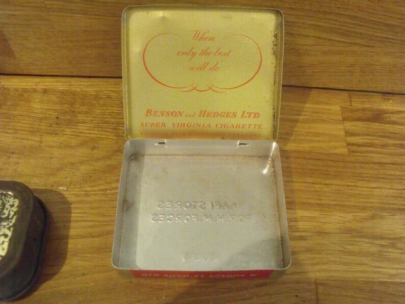 A Trio of Vintage Tobacco Tins 1950s NAAFI H M Forces - Etsy