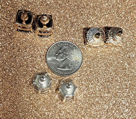 3 Pair One Clear, One Green, one Watermelon Blue Vint… - Gem