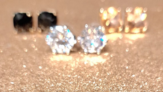 3 Pair One Clear, One Green, one Watermelon Blue Vint… - Gem