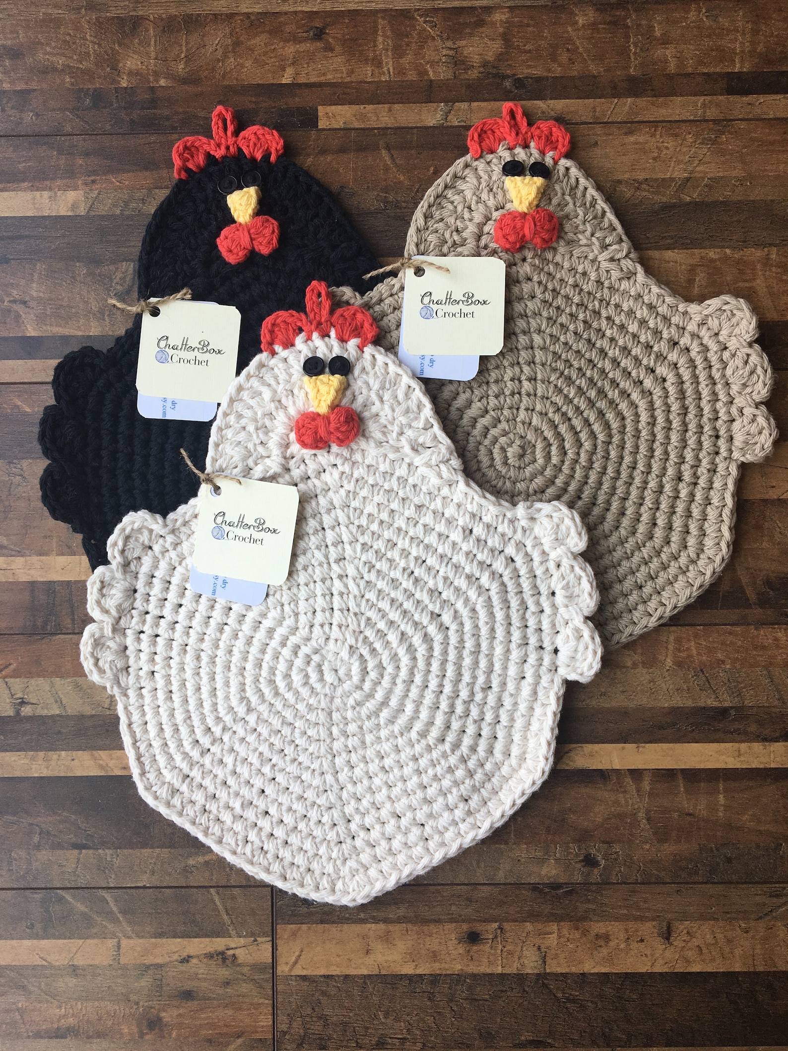 Chicken Potholder Chicken Trivet Easter Decoration Kitchen - Etsy