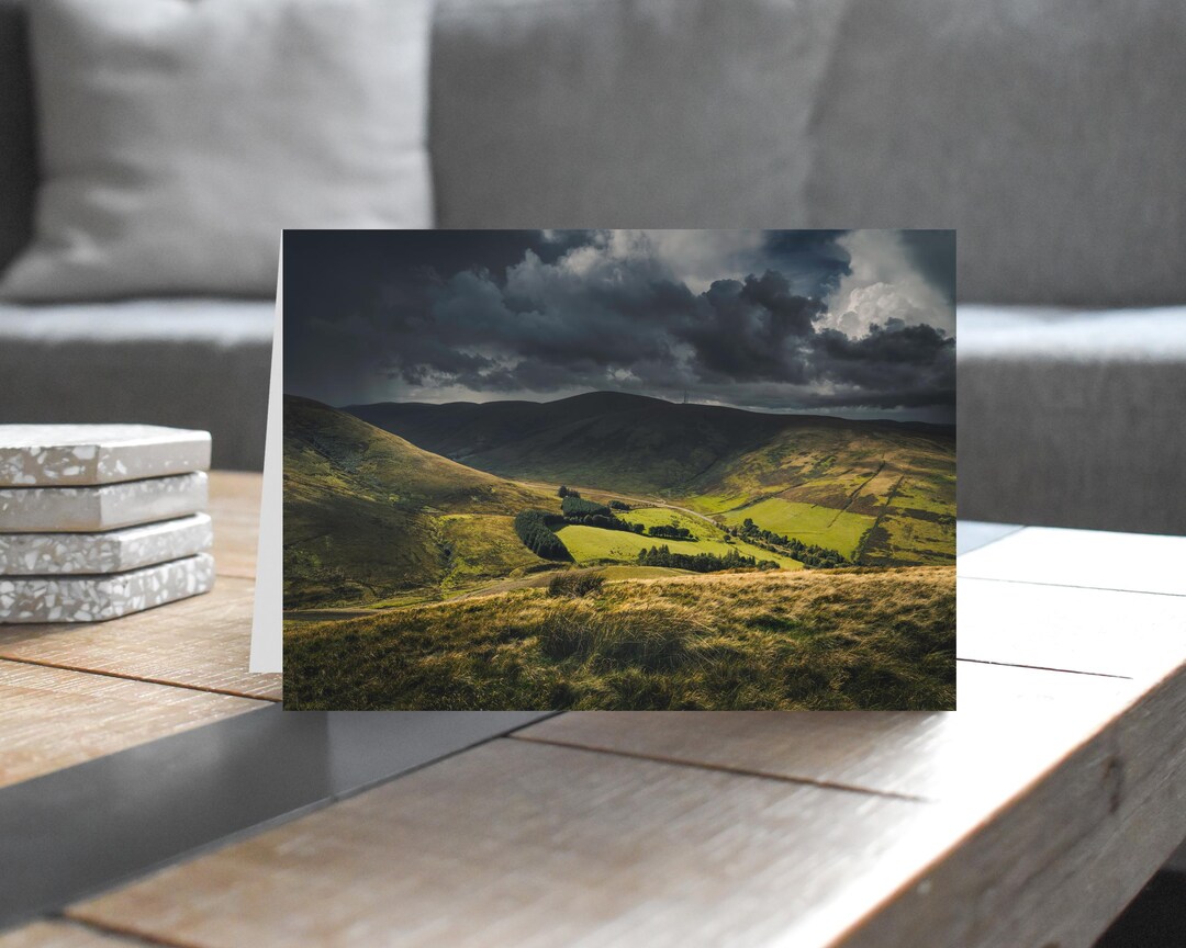 Scotland Greeting Card • Wisp Hill From Lightning Hill - Etsy